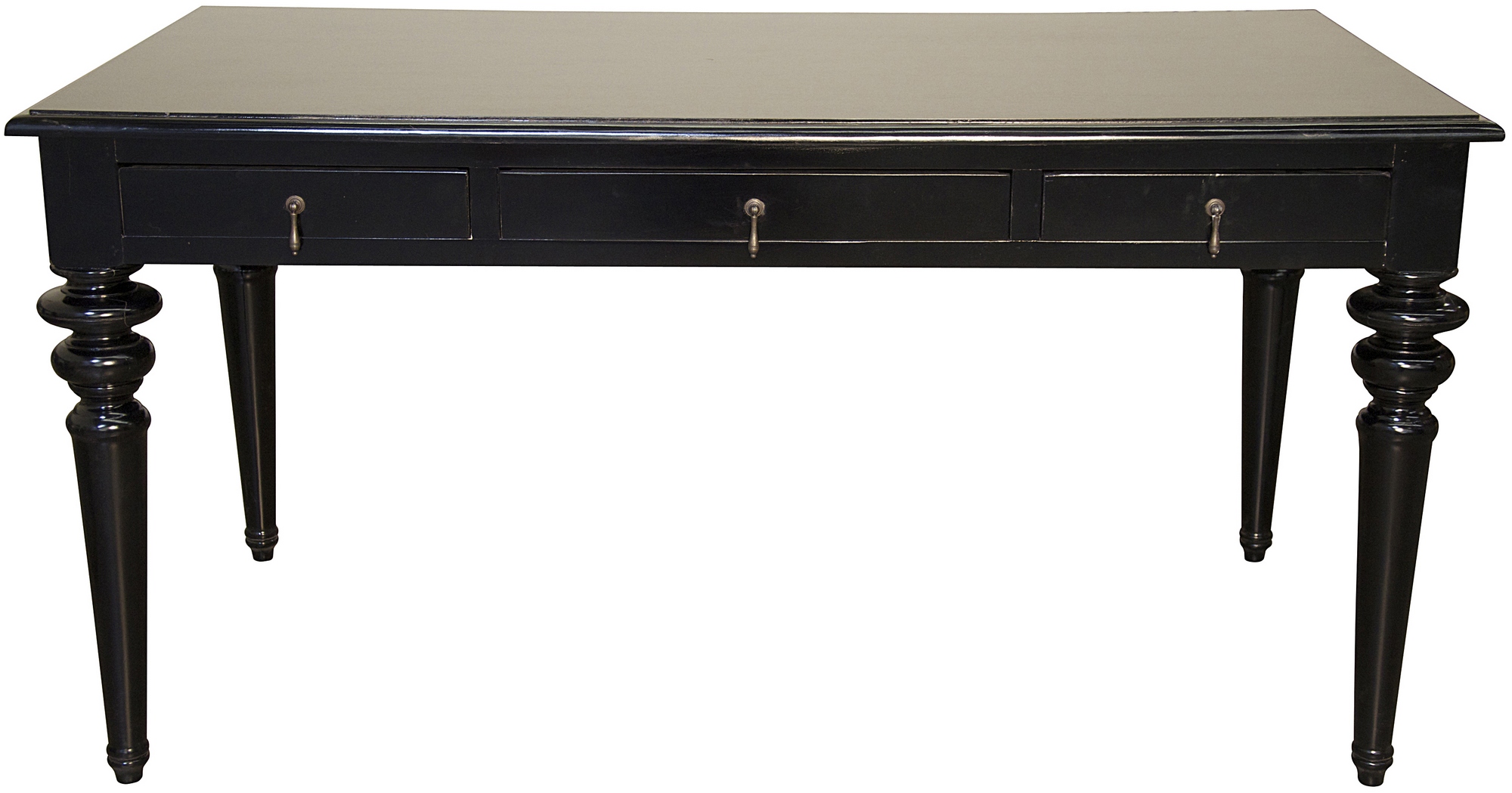 Colonial Writing Desk, Black