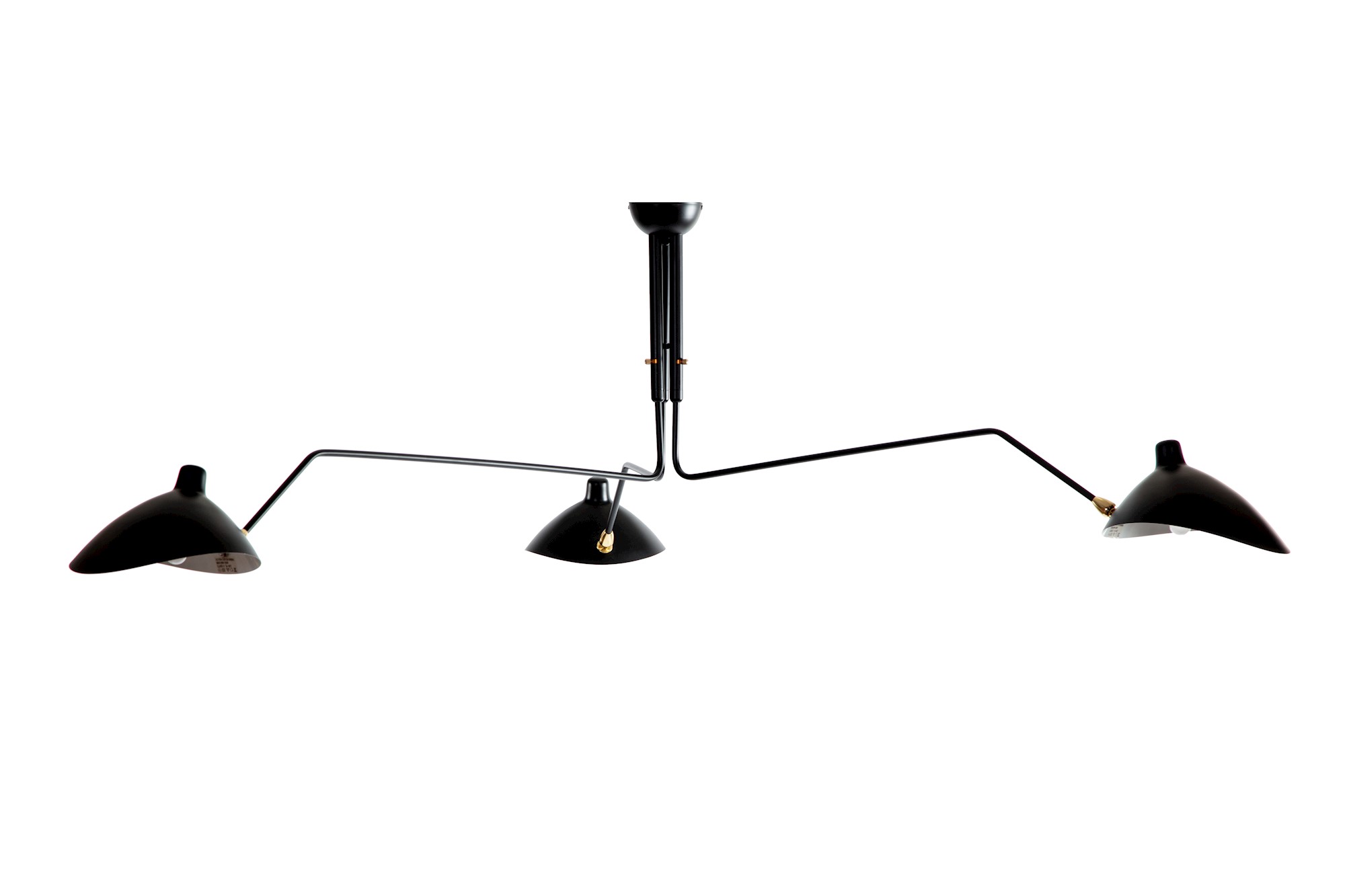 Astrom Three Arm Ceiling Lamp - Black
