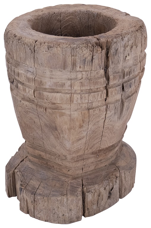 ANTIQUE RICE GRINDER in NATURAL