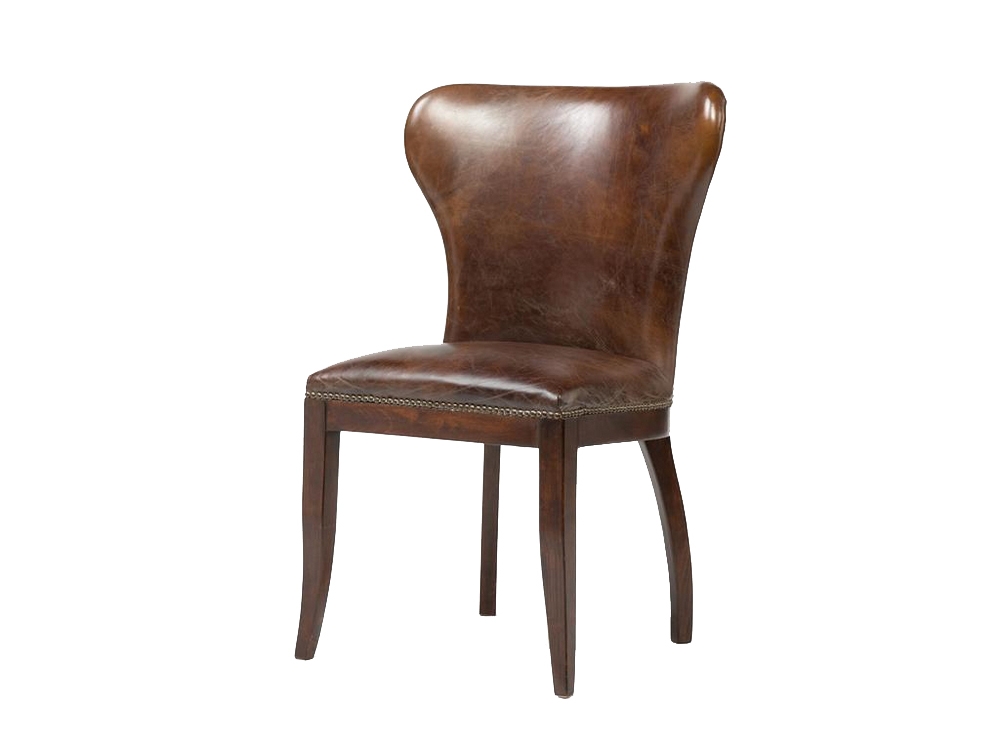 Ham Dining Chair - Distressed Brown Leather
