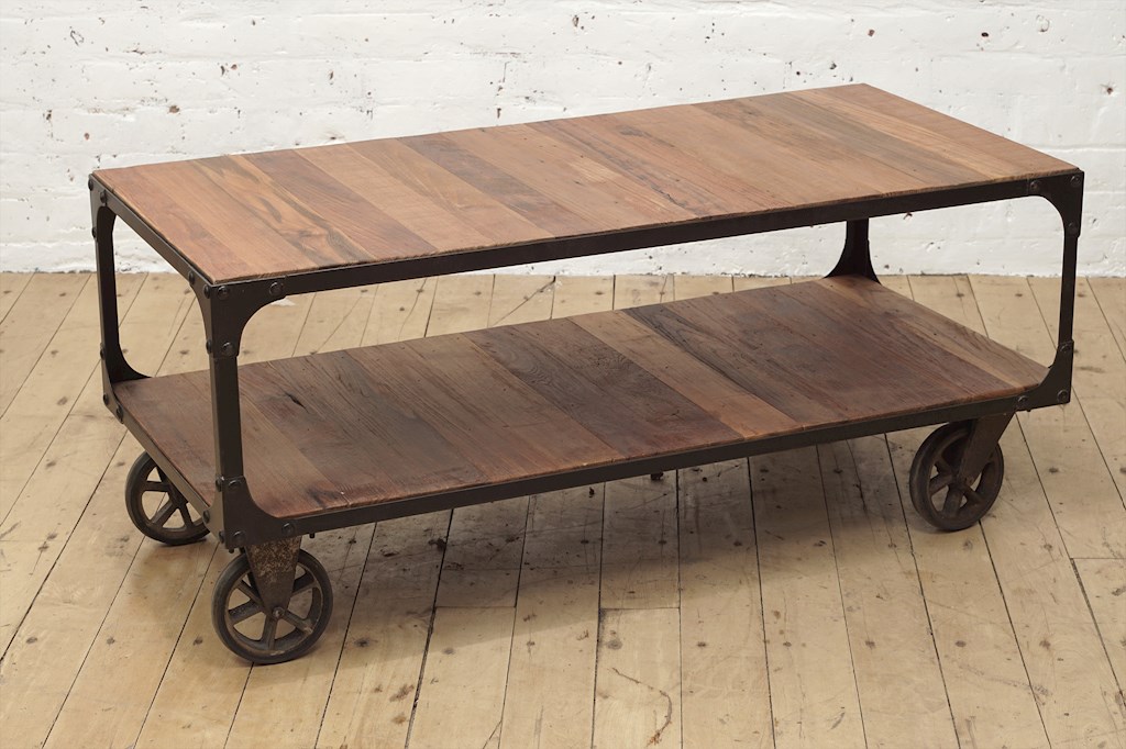 Caravan Coffee Table Painted Reclaimed Teak