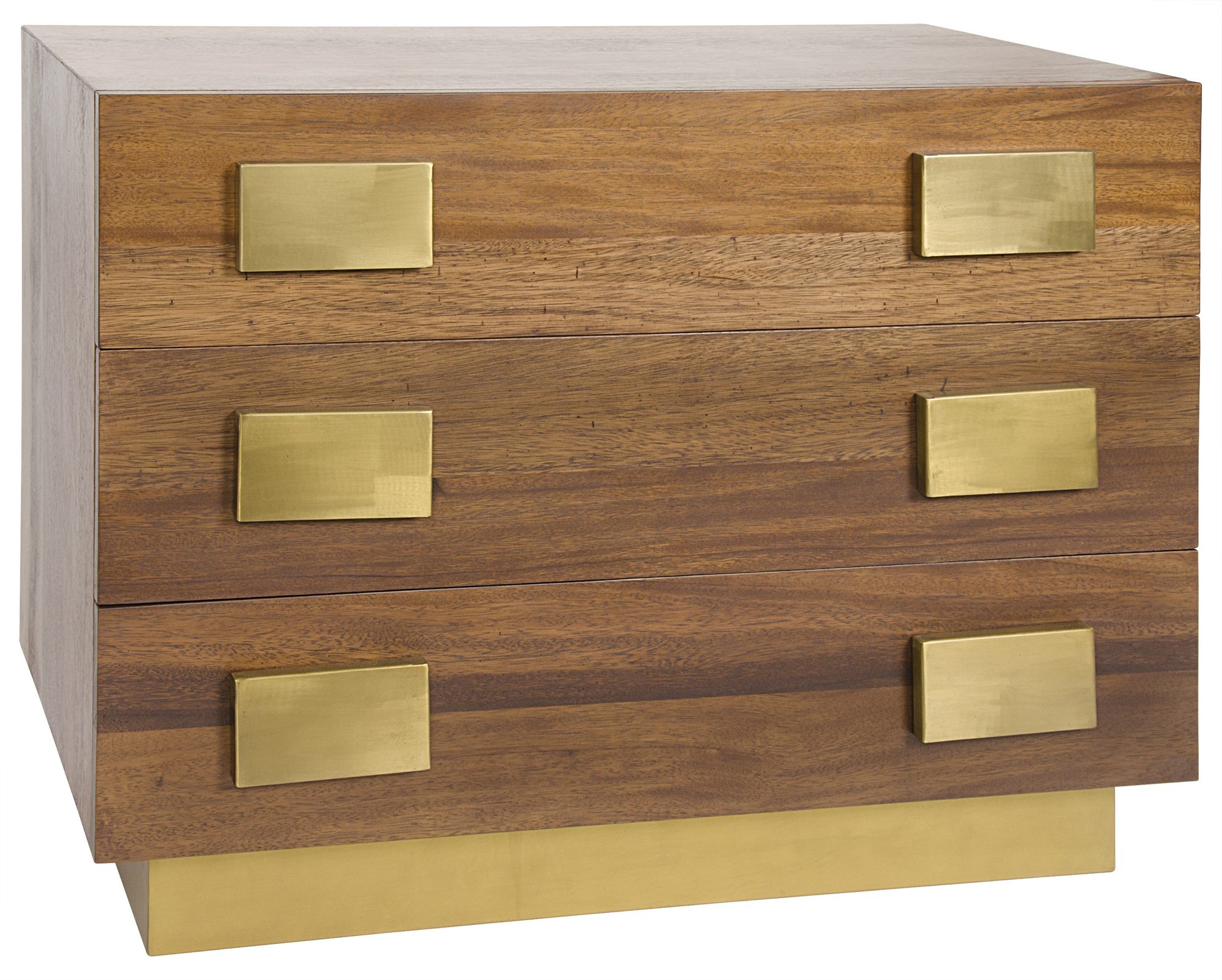 Gold Plate Chest, Dark Walnut