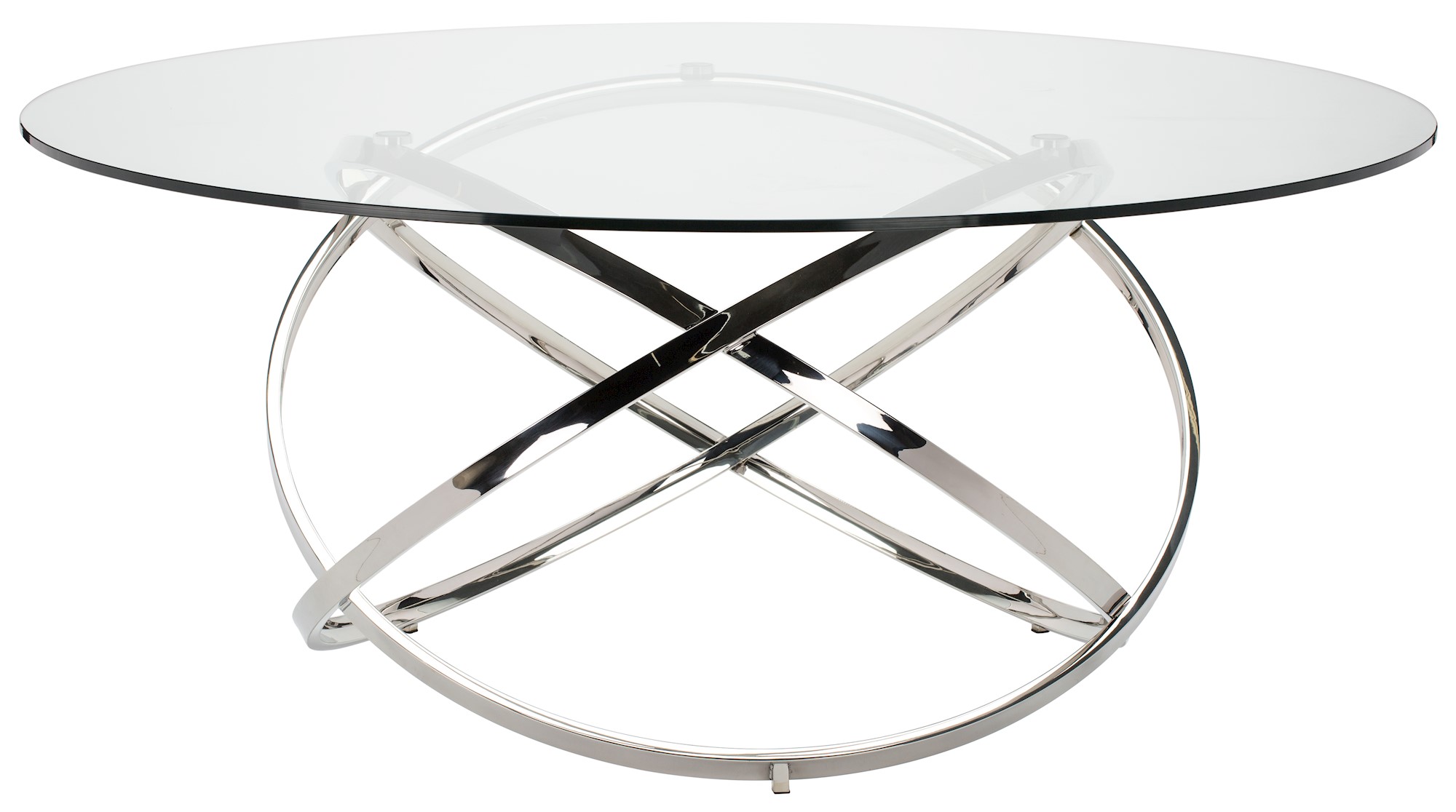 INFINITY CLEAR GLASS DINING TABLE