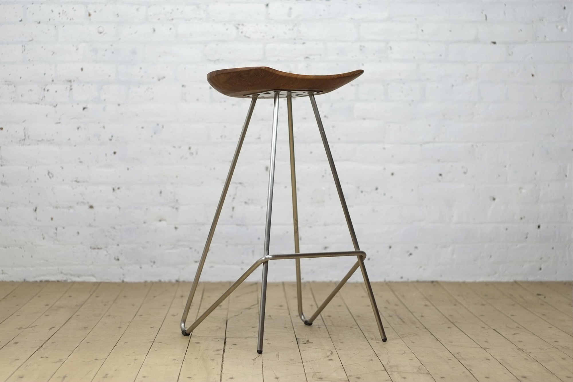 Perch Counter Stool with Stainless steel Base