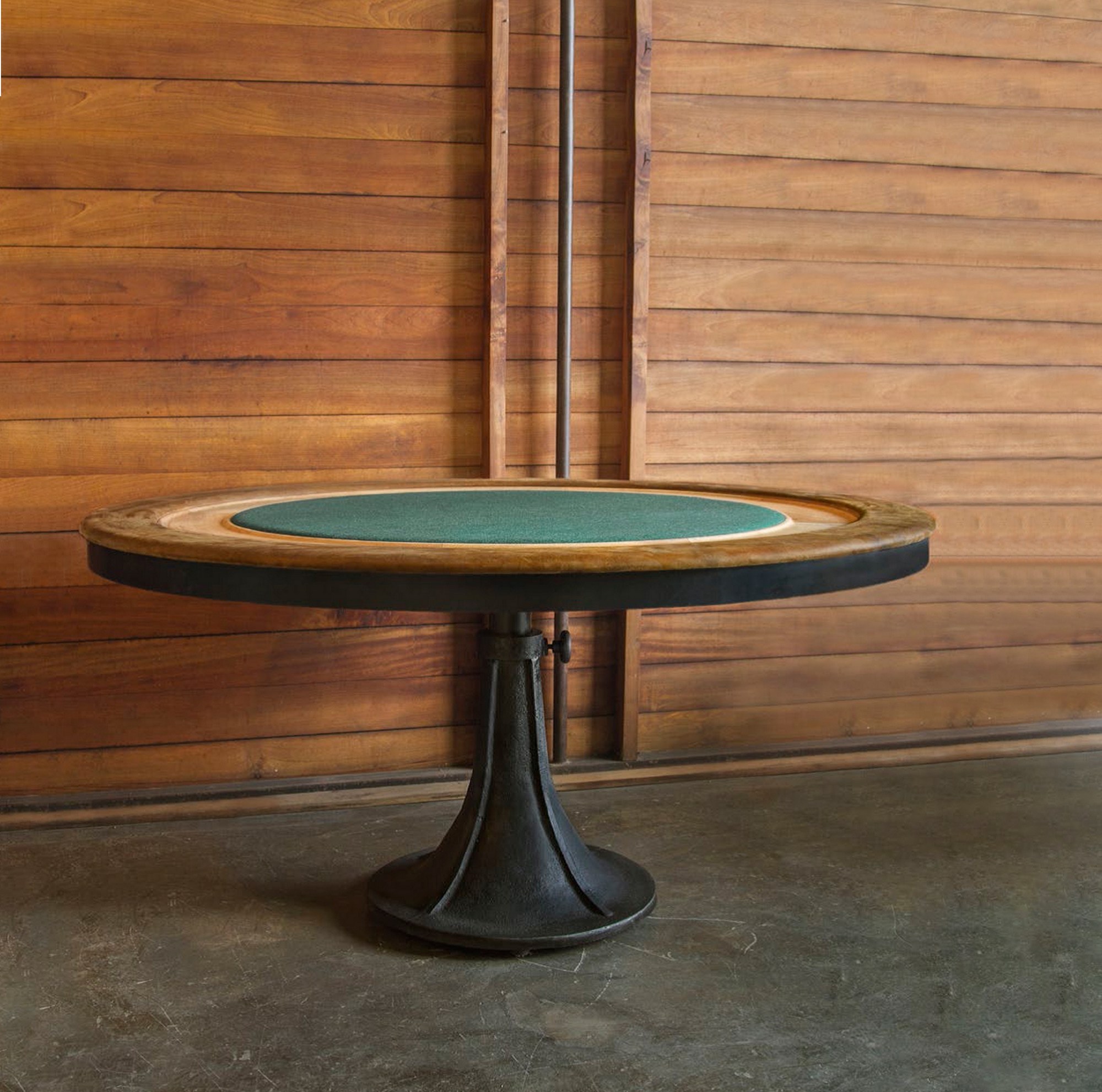 POKER TABLE RAW OAK WOOD GAMING TABLE