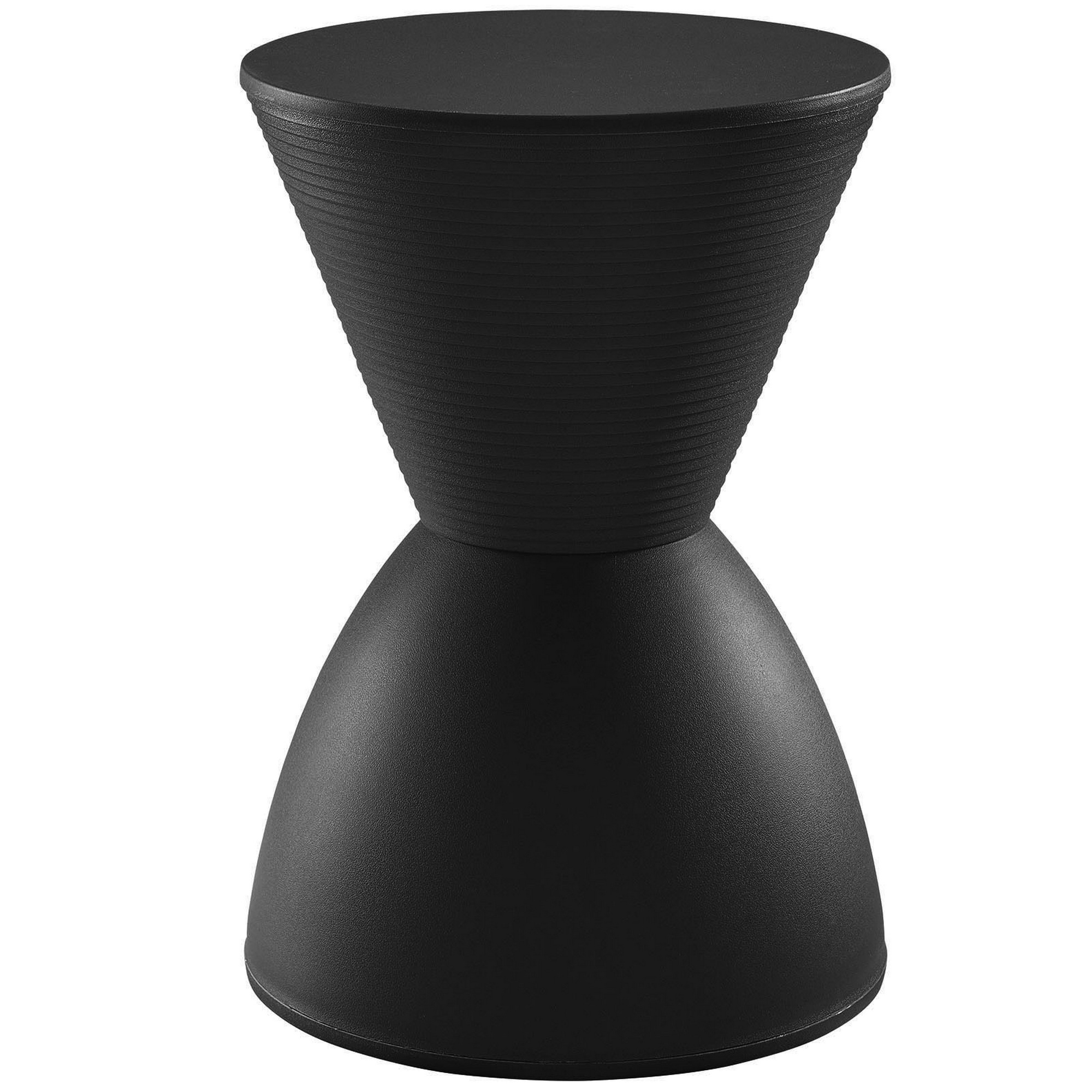 Hour Glass Side Table - Black