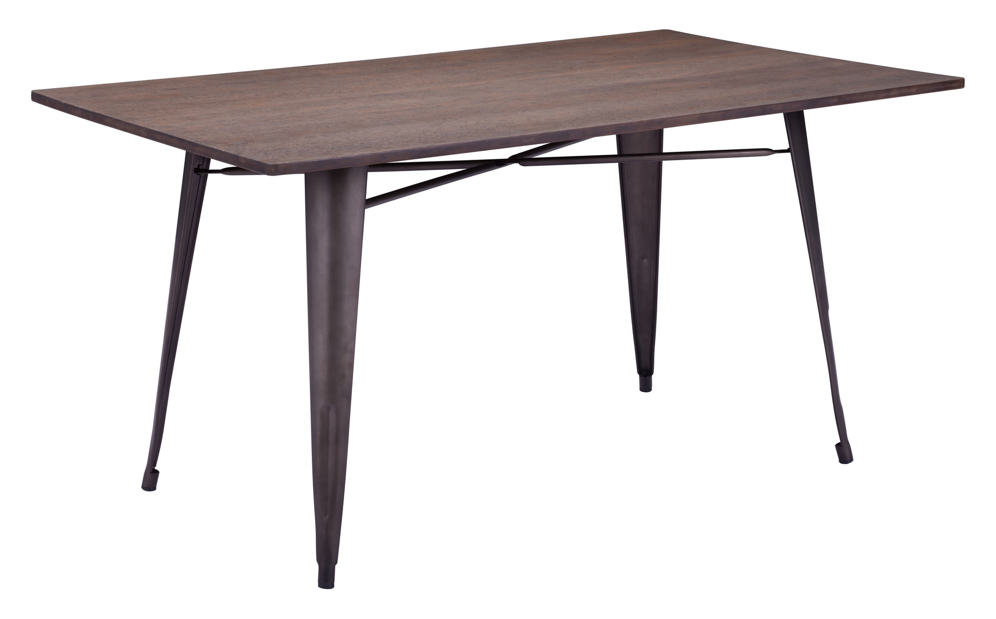 Noriko Rectangular Dining Table Distressed 59"