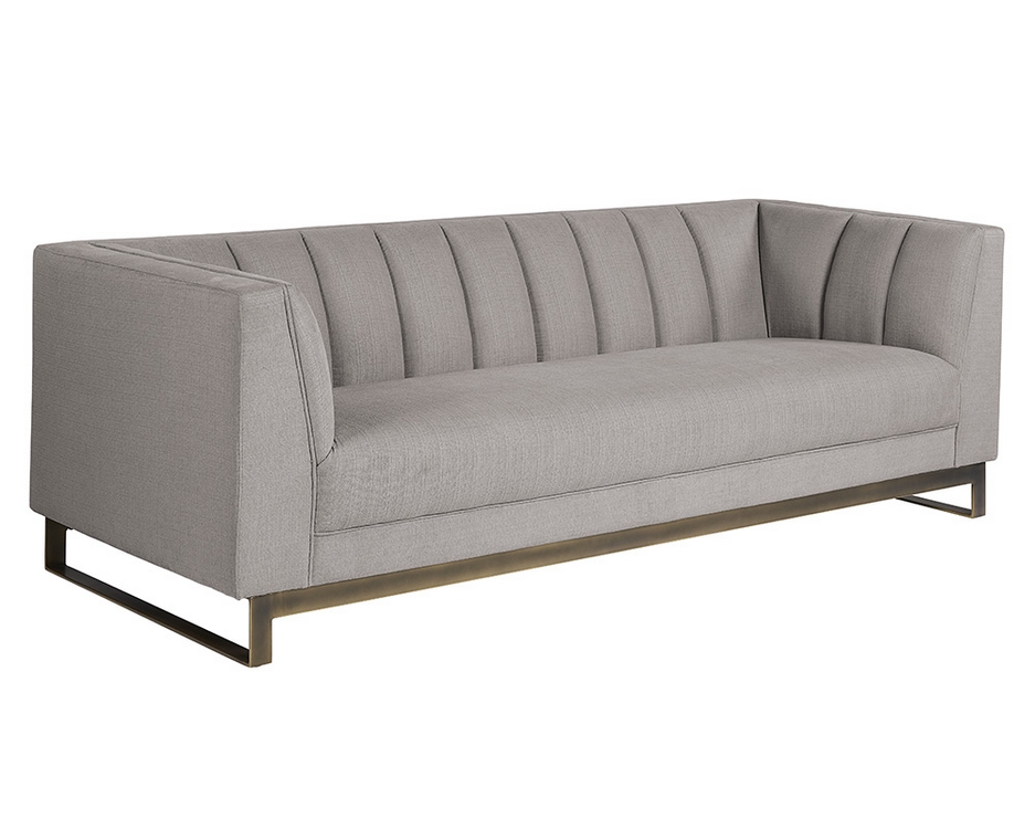 Parker Sofa - Zenith Soft Grey