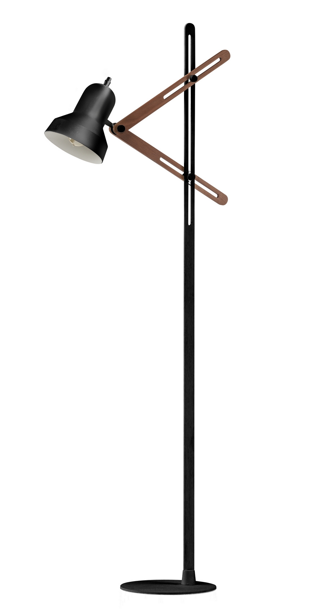 JETHRO BLACK METAL FLOOR LAMP