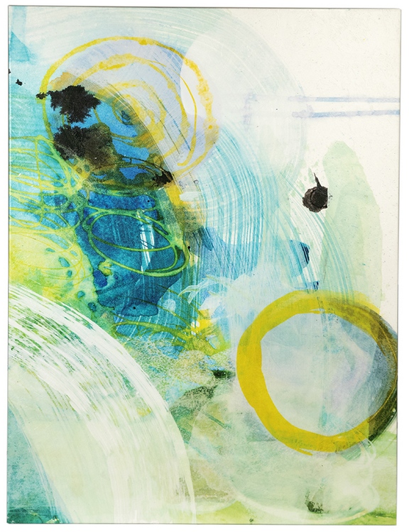 ABSTRACT YELLOW CONCENTRICS II