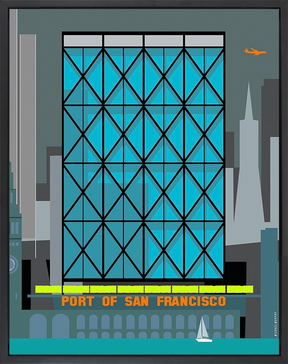 PORT OF SAN FRANCISCO FRAMED