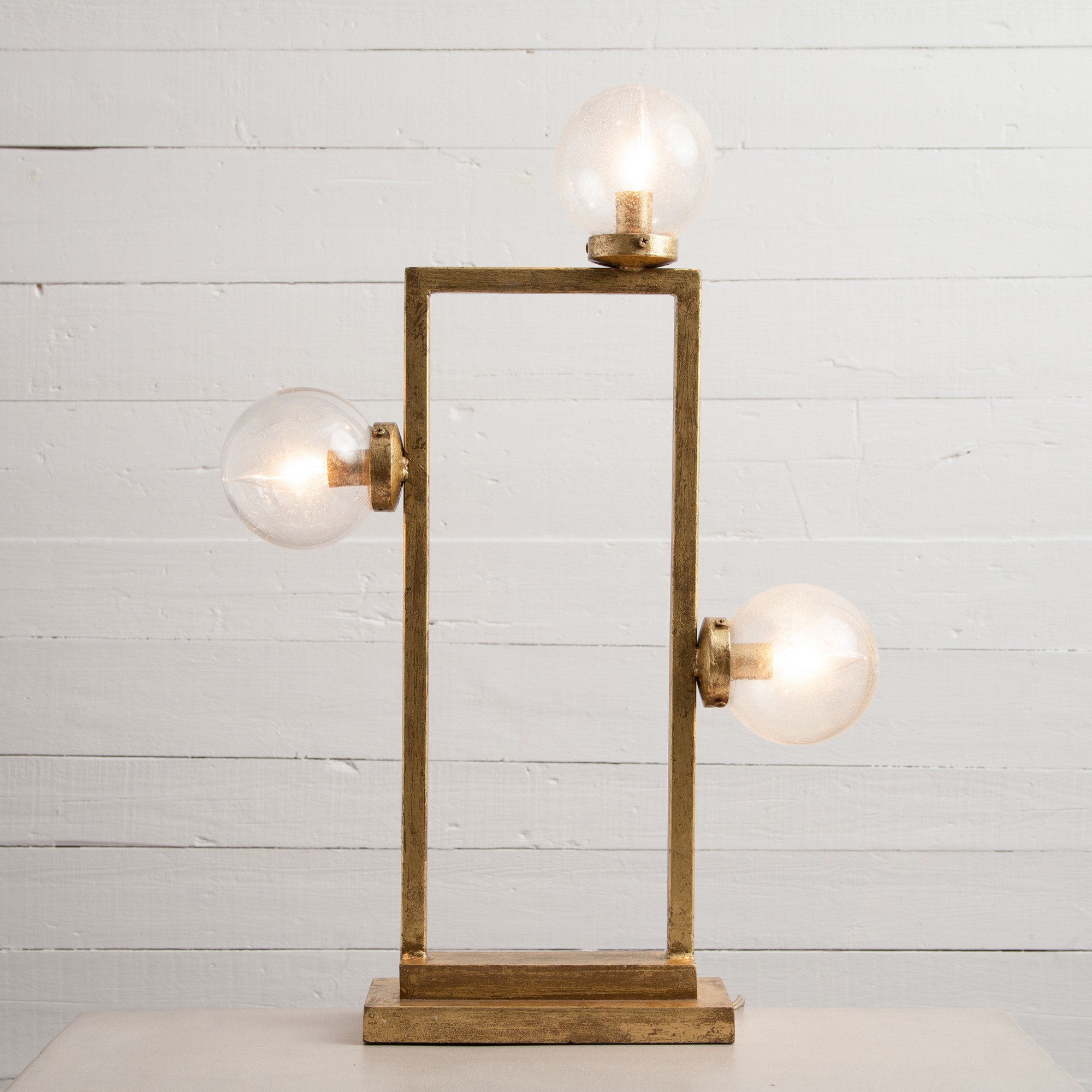 Clara Table Lamp- Gold Leaf