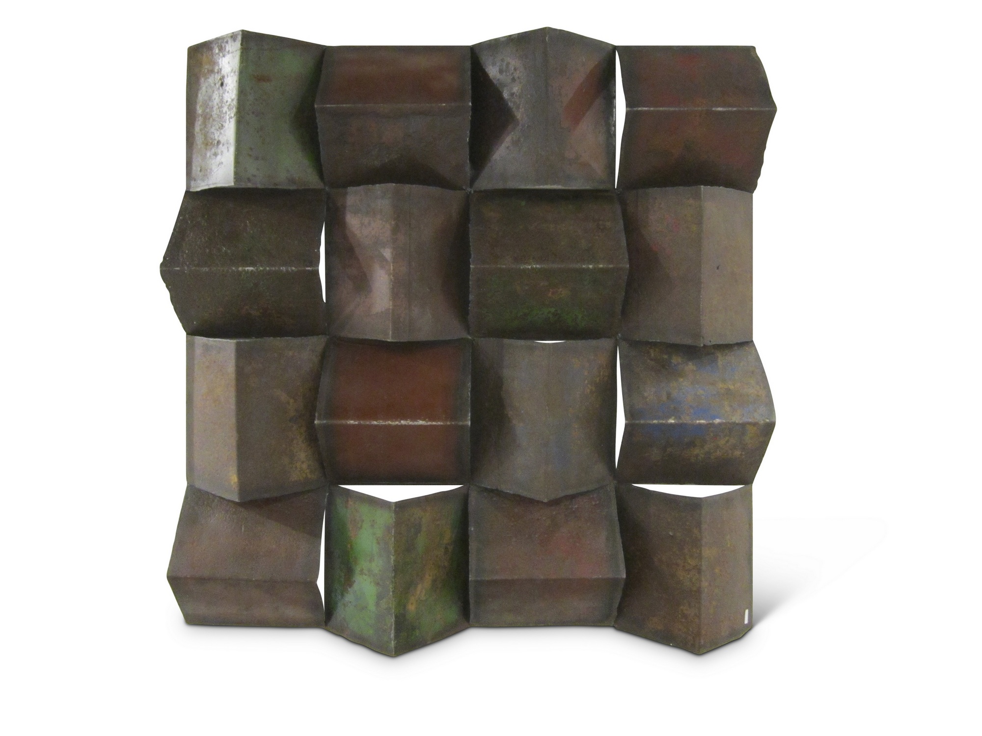 RUST Squares Rust Wall Art