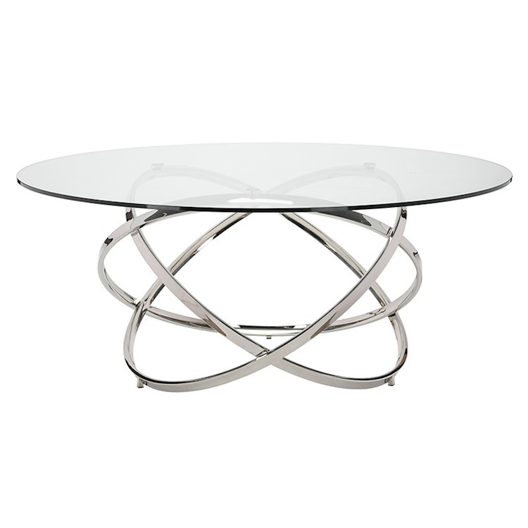 INFINITY CLEAR GLASS DINING TABLE