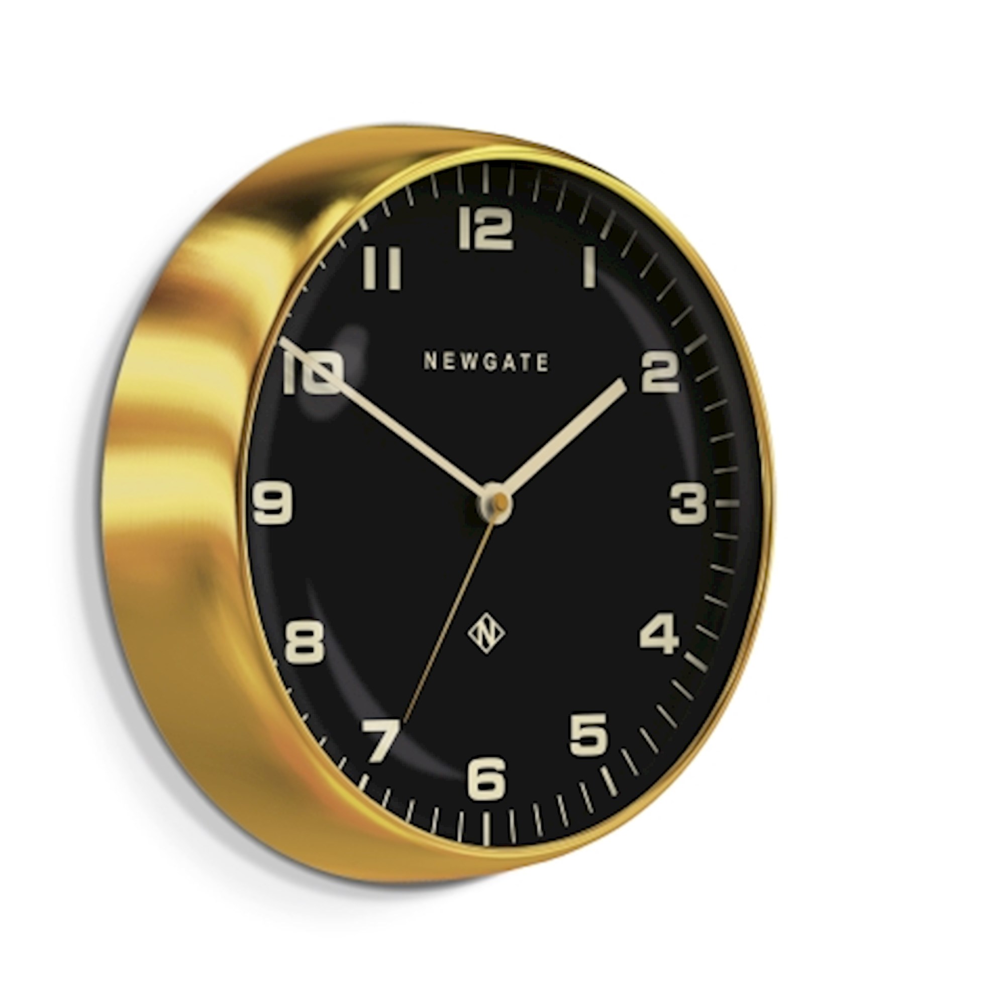 THE CHRYSLER WALL CLOCK IN BRASS