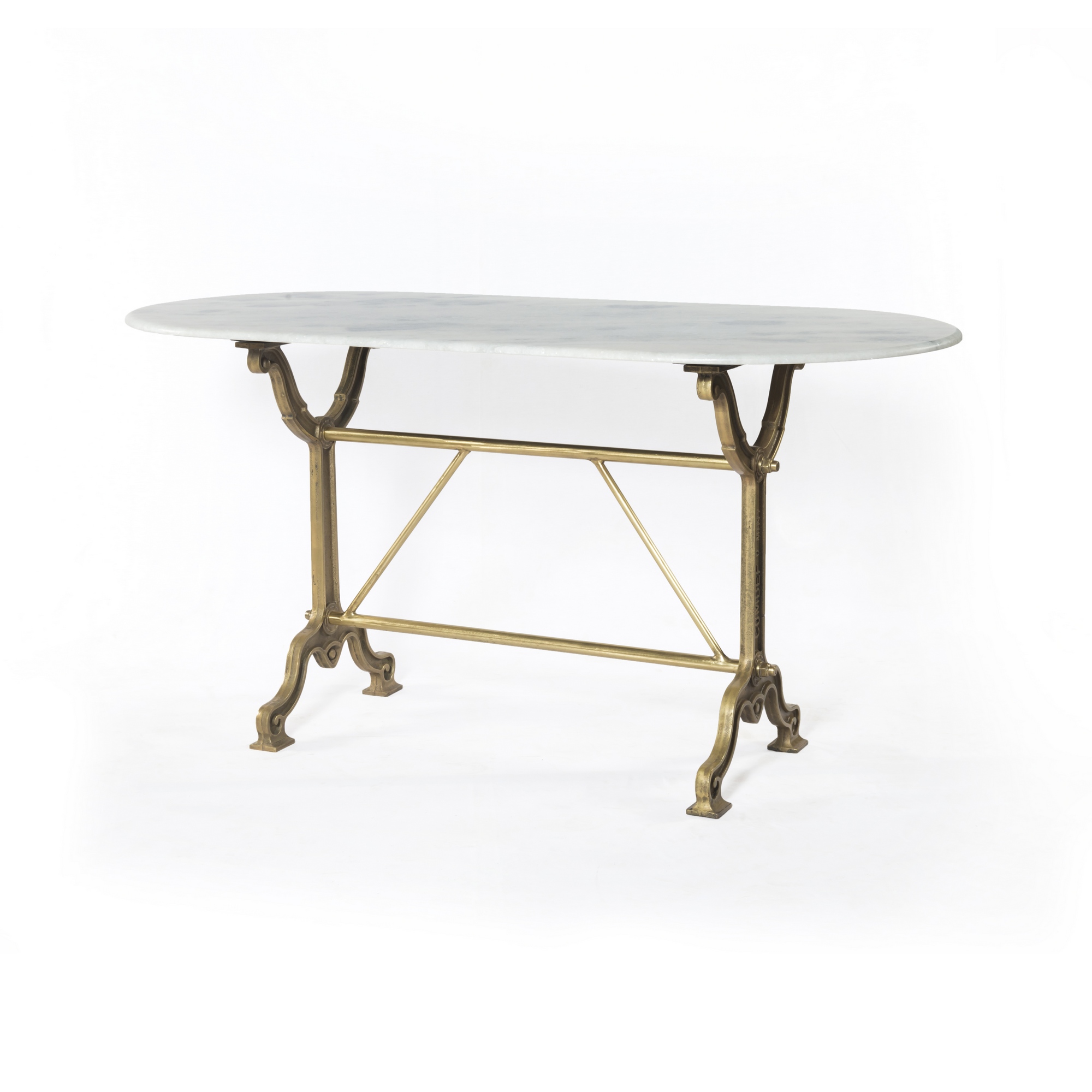 Ava Writing Table- Brass