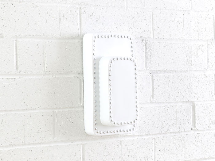 Rectangular Wall Tile, White