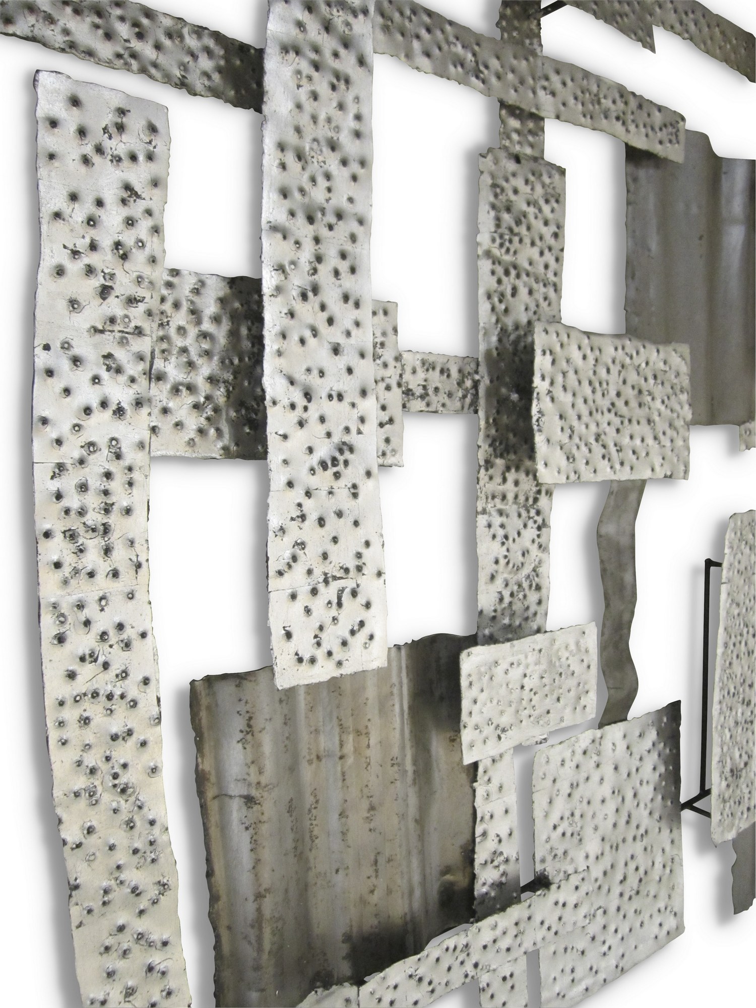 Geometric Silver Wall Art